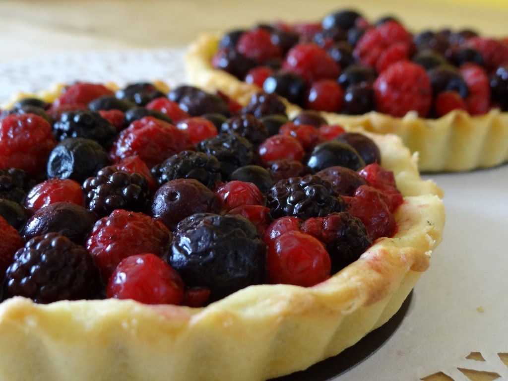 Tartelettes pétillantes choco-fruits rouges - Little Muffins