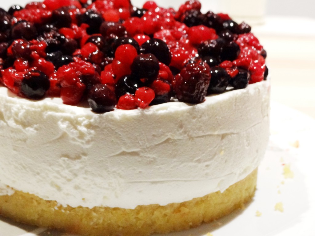 Gâteau au fromage blanc et aux fruits rouges - Little Muffins